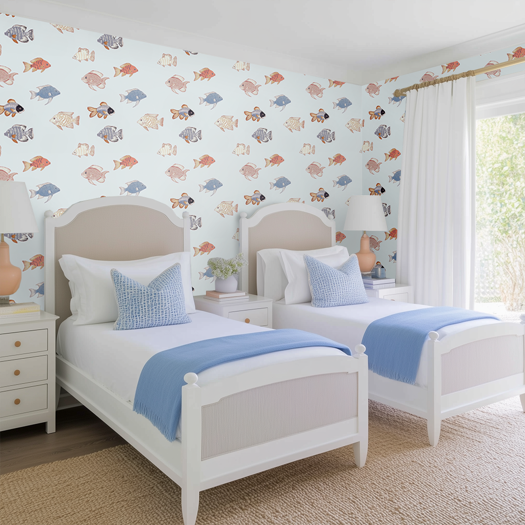 Fancy Fins Wallpaper – Lemon Park