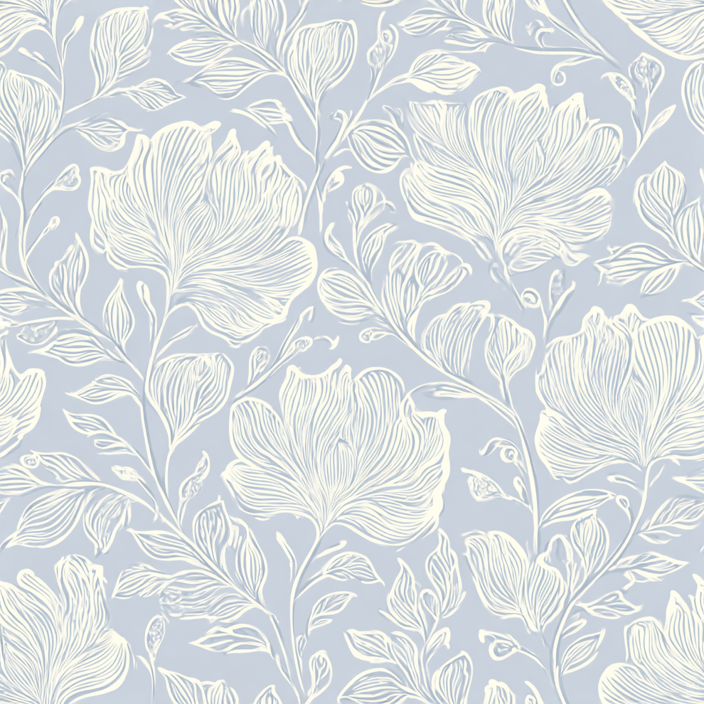 Muted Periwinkle Wallpaper – Lemon Park