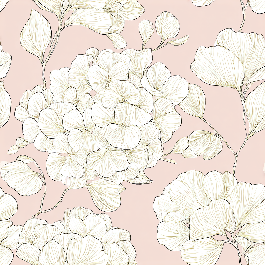 Think Pink Hydrangea Wallpaper – Lemon Park