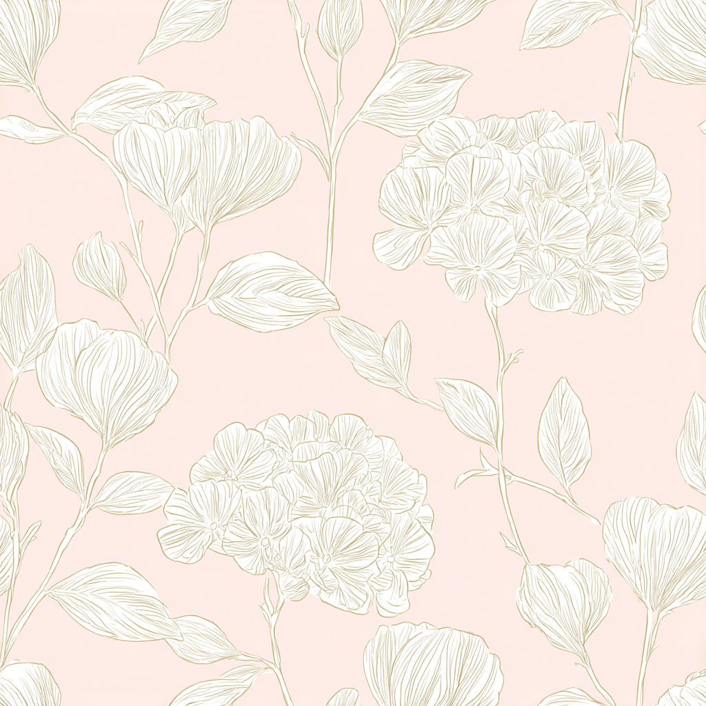 Blush Pink Wallpaper – Lemon Park