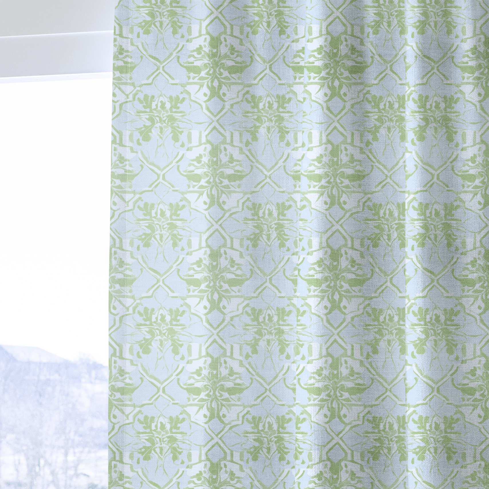 Key Lime Curtains - Lemon Park