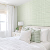 Sage Check Wallpaper – Lemon Park