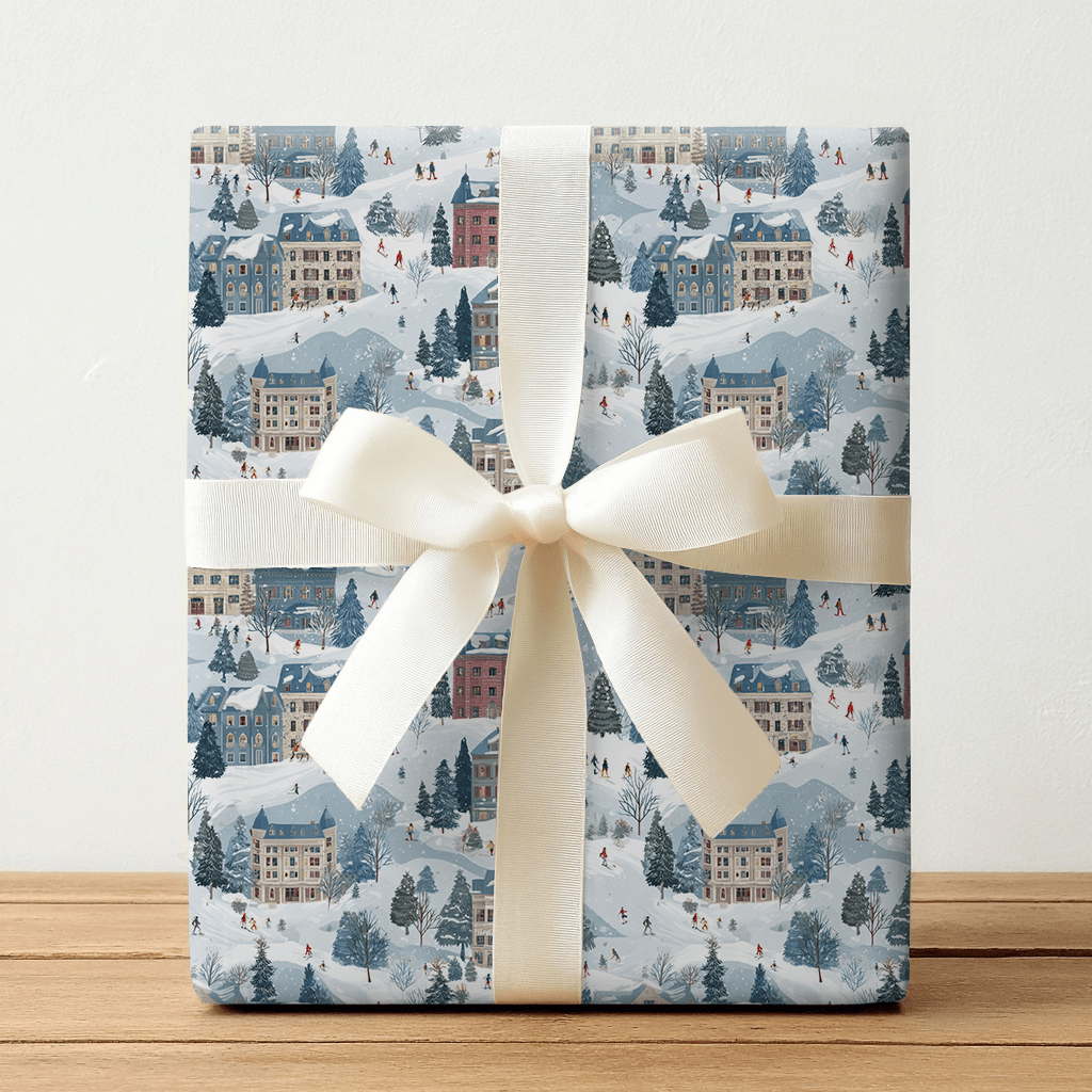 Ski Town - Wrapping Paper – Lemon Park