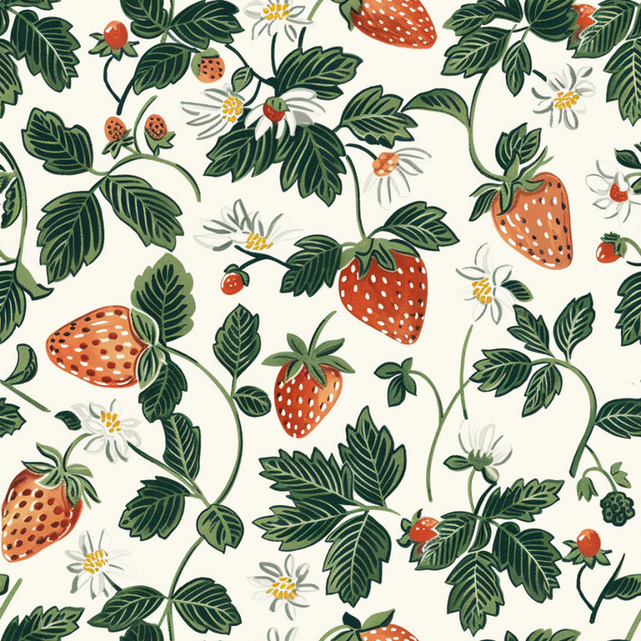 Strawberry Fields Wallpaper – Lemon Park
