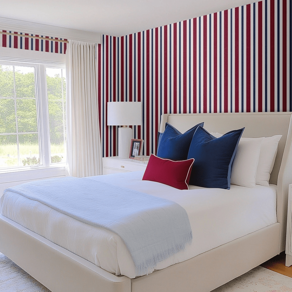 Varsity Stripe Wallpaper – Lemon Park